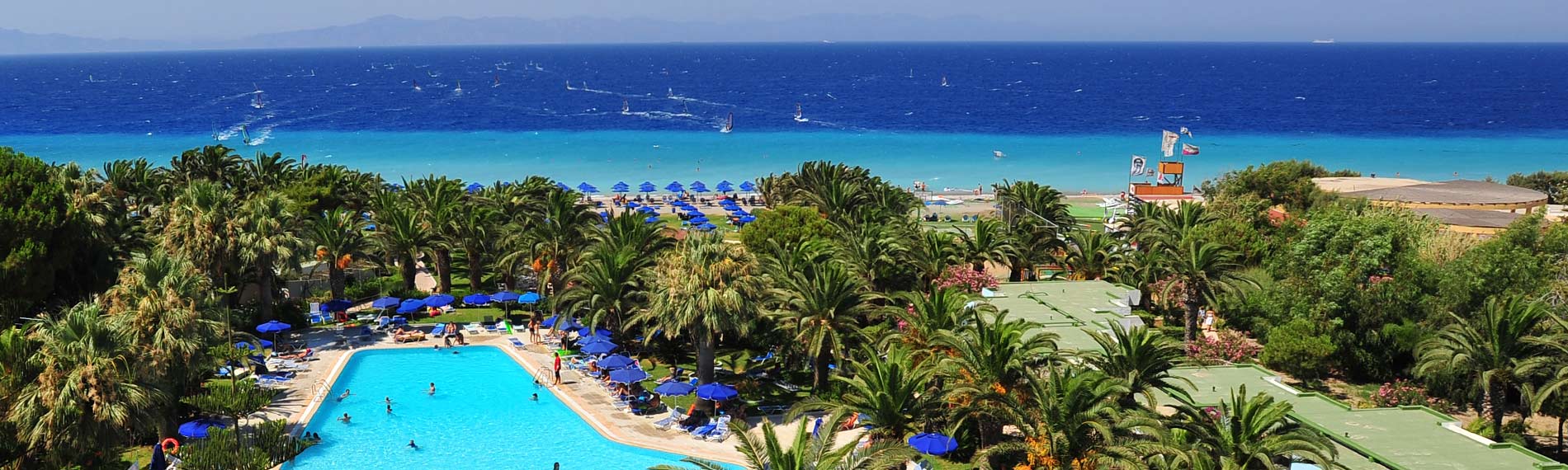 Griechenland - Rhodos - Rhodos Trianda - Blue Horizon - Surfreisen von ...