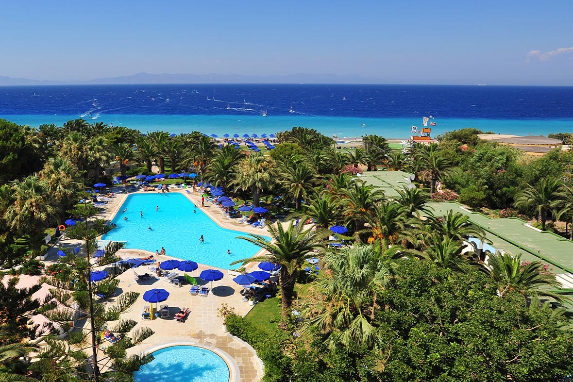 Griechenland - Rhodos - Rhodos Trianda - Blue Horizon - Surfreisen von ...